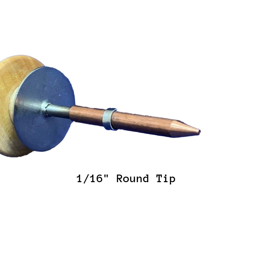 Round Soldering Tips for WB-1 Wood Burners